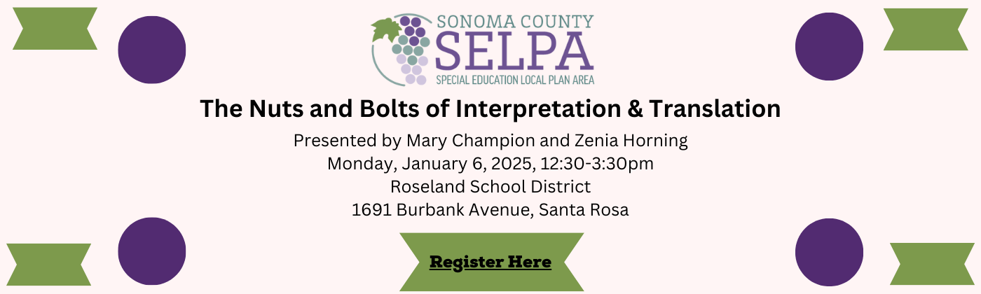 Sonoma County SELPA